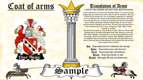 Maresdon-Marstden Blason Héraldique Blazonry Imprimé | eBay