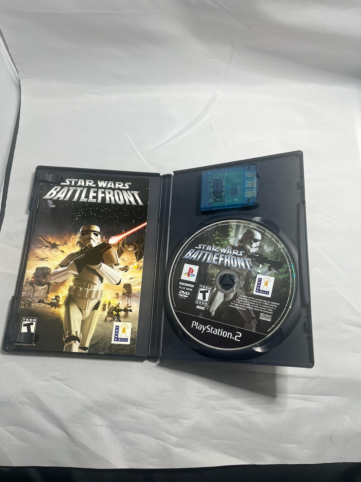 Star Wars Battlefront 2 + Star Wars Battlefront + Memory Card PS2 ...