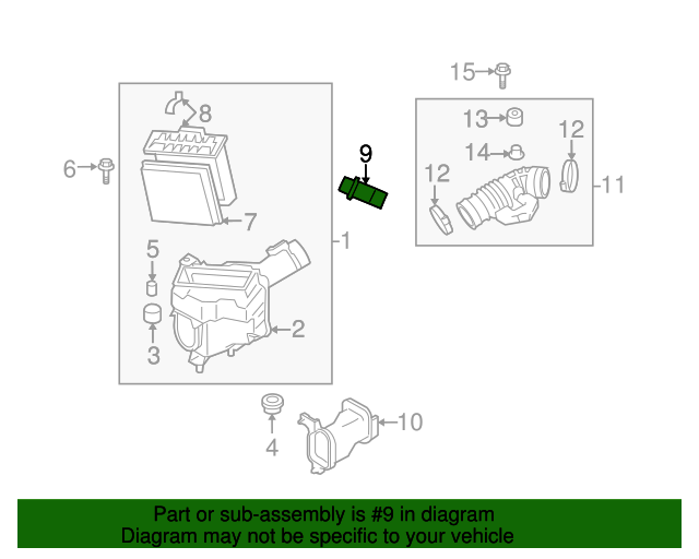 Nissan GENUINE Mass Air Flow Sensor 22680-7S00A | eBay