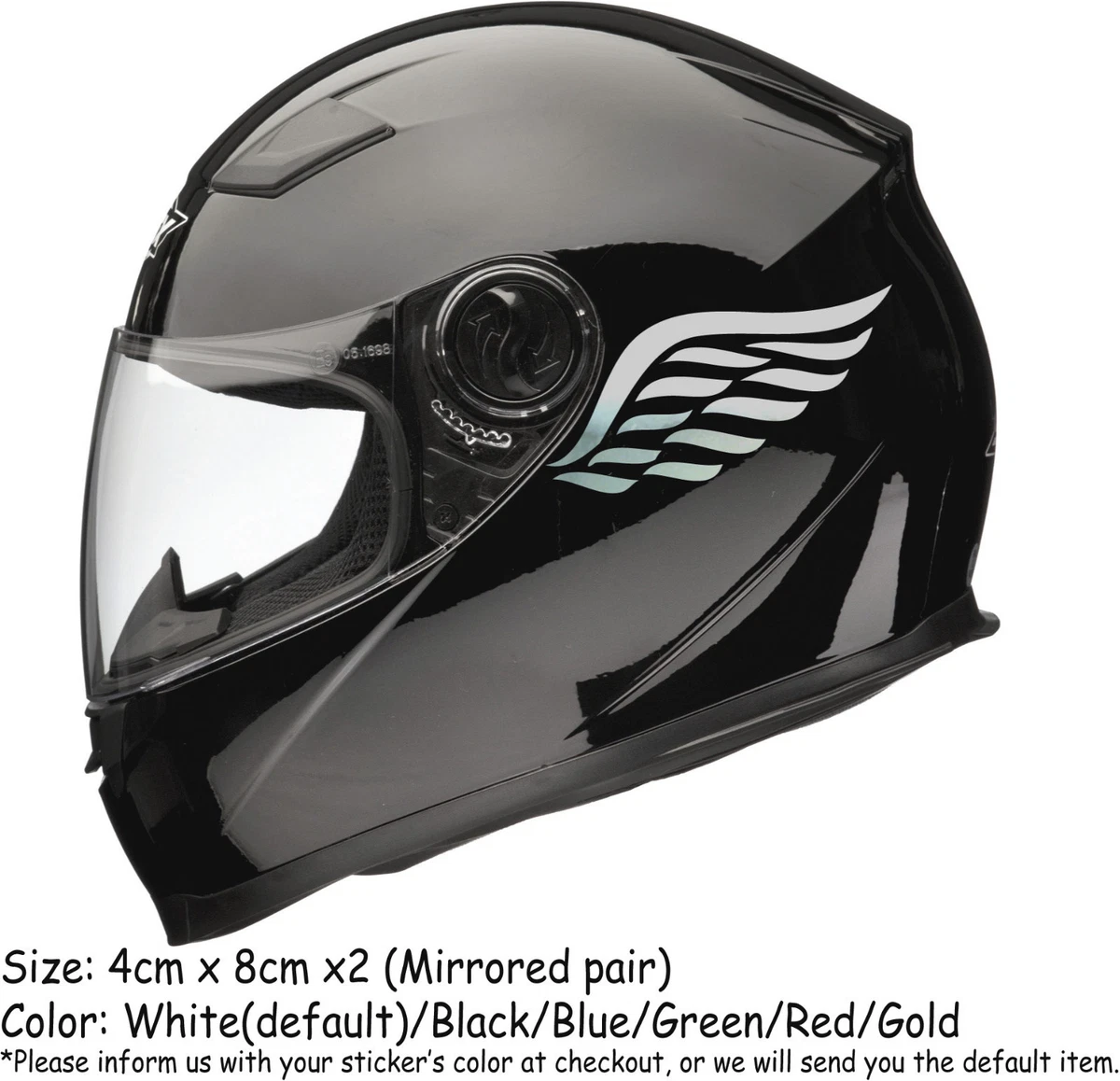 Winged Motorcycle Helmet