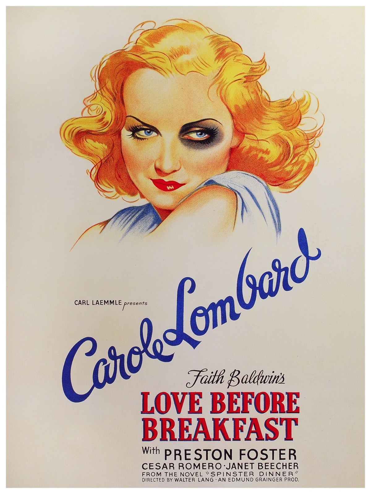 5958 Carole Lombard Love before breakfast Poster.Interior design.Decor ...