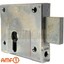 AMF 49Z Rim Euro Double Throw Zinc Plated Dead Lock Gate Shed Van ...