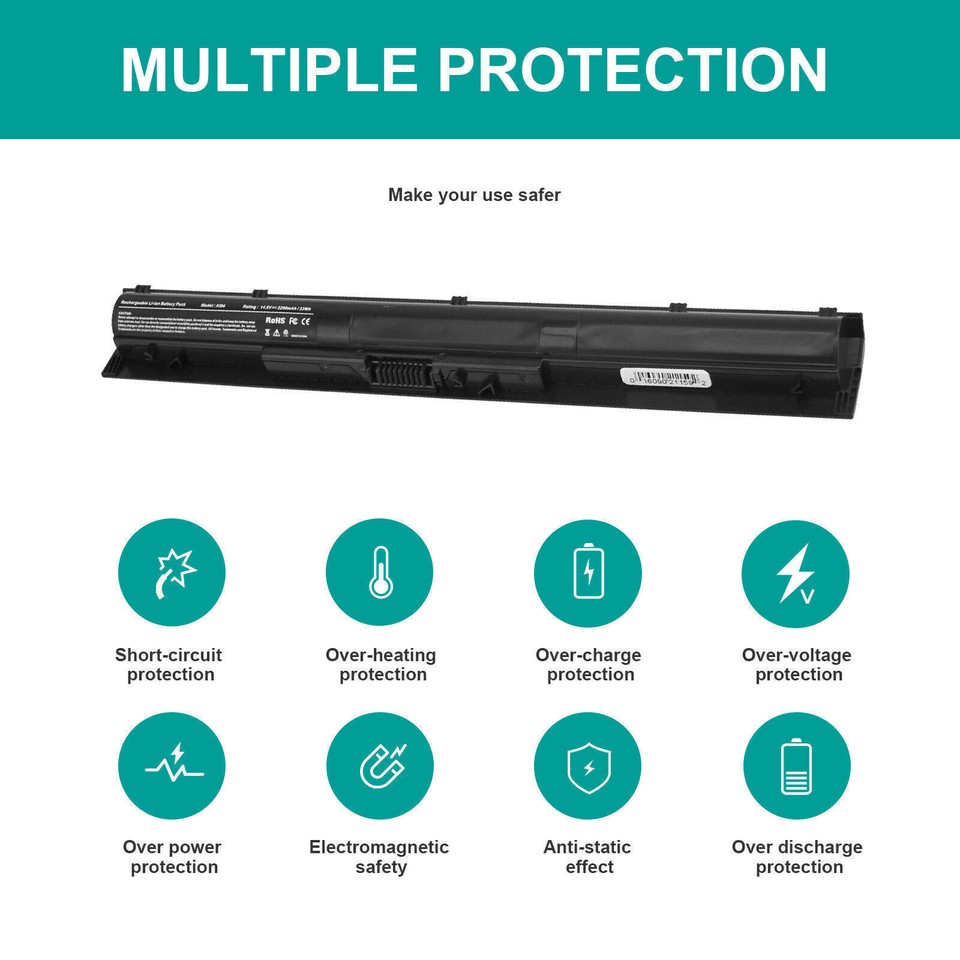 K104 KI04 Laptop Battery For HP Pavilion 14/15/17-AB000 HSTNN-LB6S ...