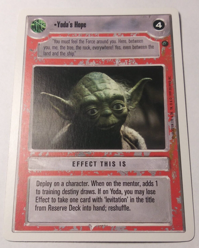 Star Wars CCG Yoda's Hope 1999 Decipher | eBay