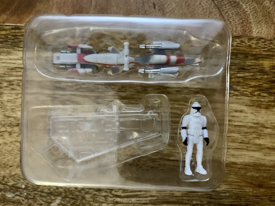 Star Wars Micro Galaxy Squadron Mini, Series 6 "Red BARC w/Clone ...