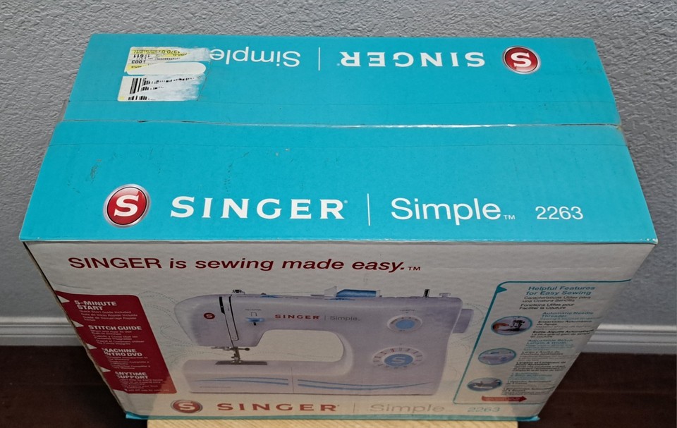 Singer Simple 2263 Mechanical Sewing Machine Brand New Sealed ...