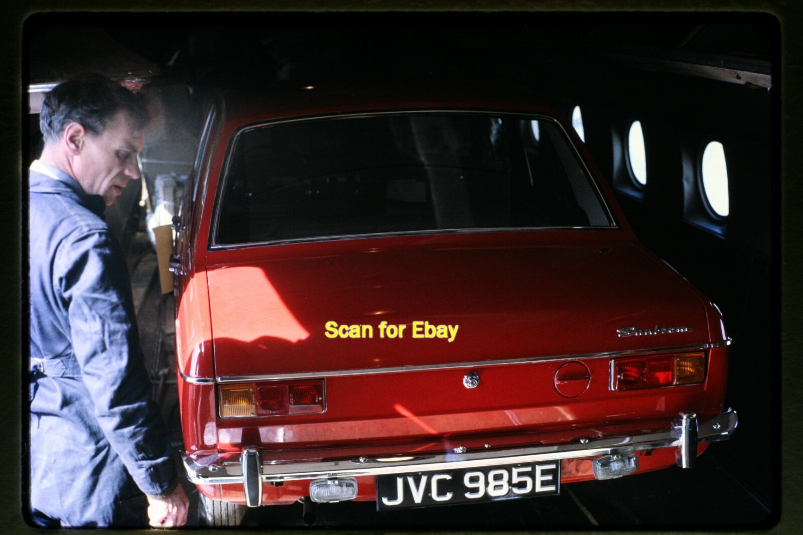 Aer Turas Aircraft & Sunbeam Arrow Car in 1968, Kodachrome Slide aa 16 ...