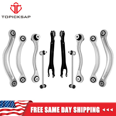 10Pcs Rear Upper Lower Control Arms w/Sway Bar for 08-15 Mercedes-Benz ...