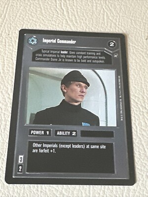 Decipher Star Wars CCG A New Hope Imperial Commander SWCCG BB DS | eBay
