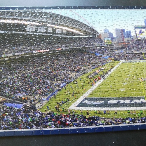 Seattle Seahawks 1000 piece Panoramic Jigsaw Puzzle 39" x 13" NFL ...