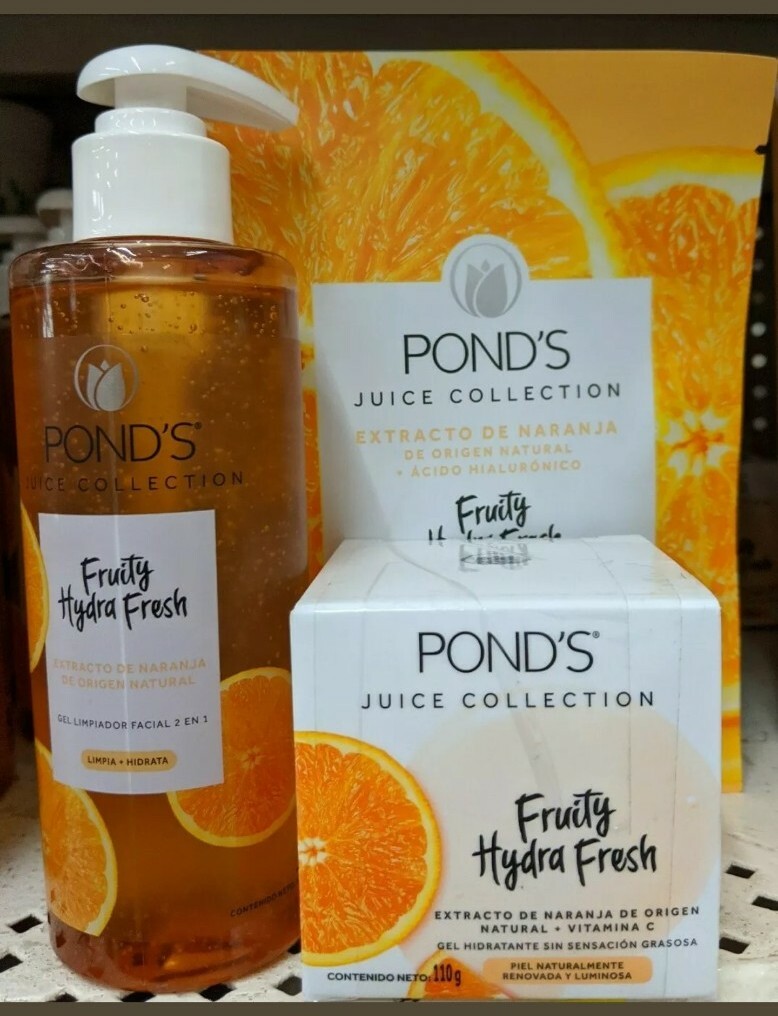 Pond's Fruity Hydra Fresh Gel limpiador facial, Gel Hidratante y ...