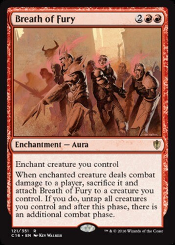 1 x Breath of Fury - Commander 2016 - Light Play - MTG | eBay