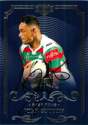 Signé 2017 SOUTH SYDNEY RABBITOHS NRL Card JOHN SUTTON | eBay