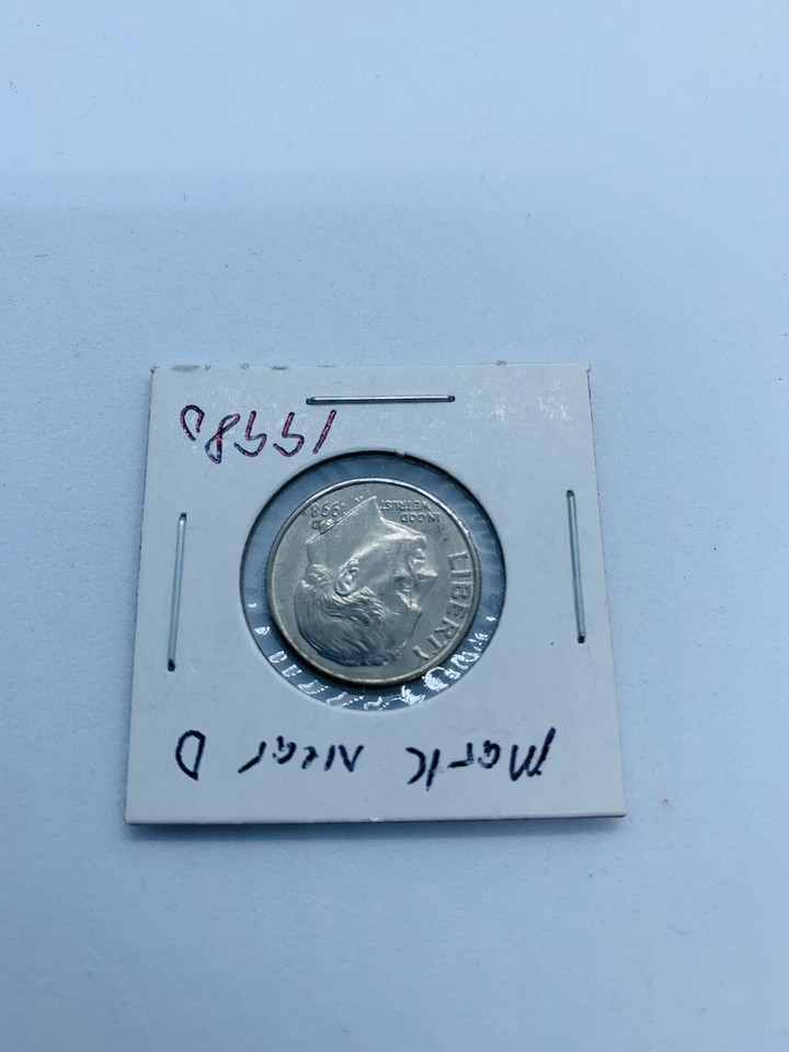 1998 D Dime Roosevelt U.S. 10 Cent Coin Error Misprint Mis-Struck ‘Mark ...