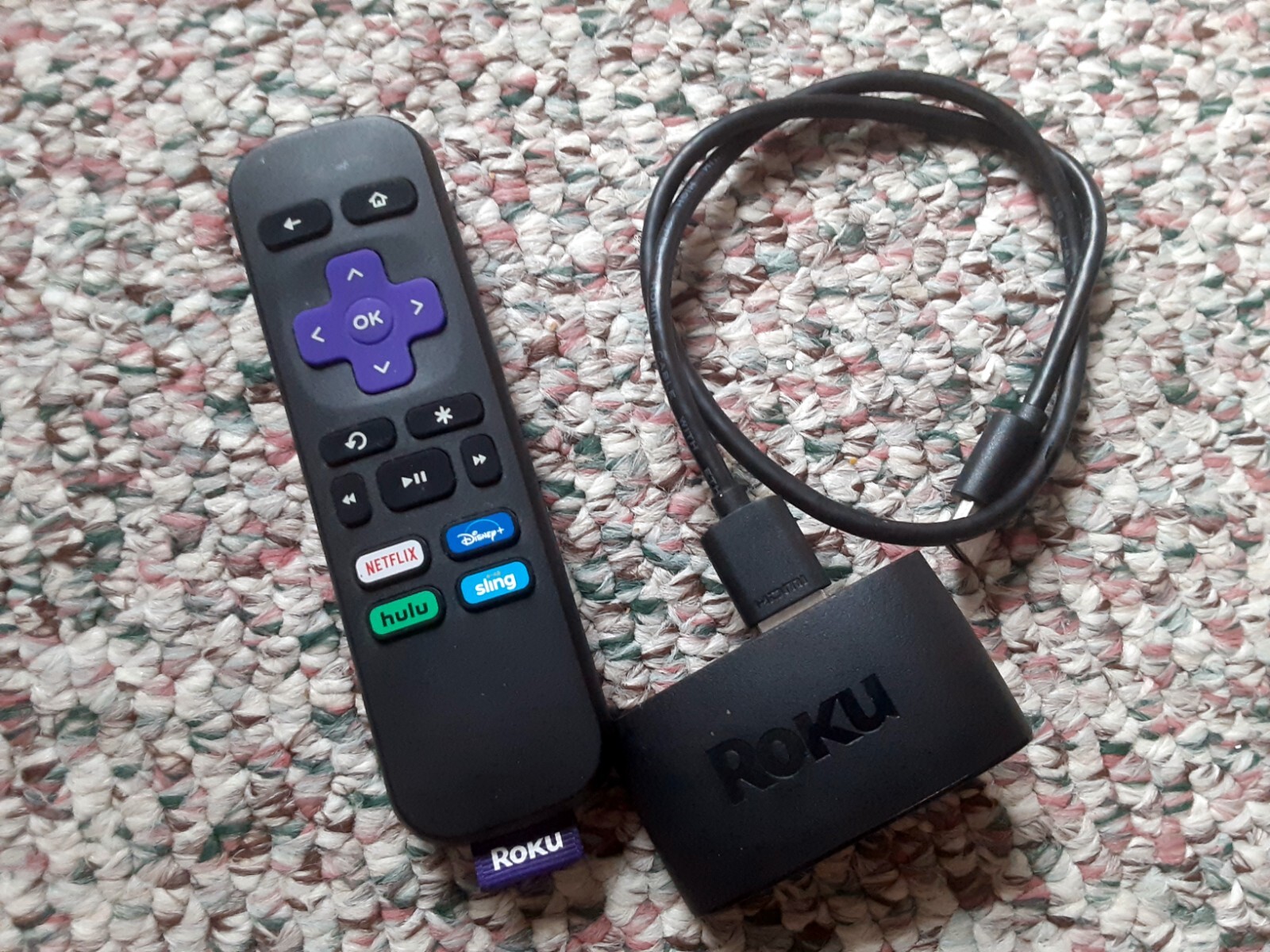 ROKU+EXPRESS+3960X+Barely+with+Remote+HDMI+Cable+and+USB+Cord. for sale ...