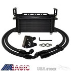 16 Row Engine Oil Cooler Kit For LS1 LS2 LS3 LS6 LS7 LS9 Corvette C5 C6 ...