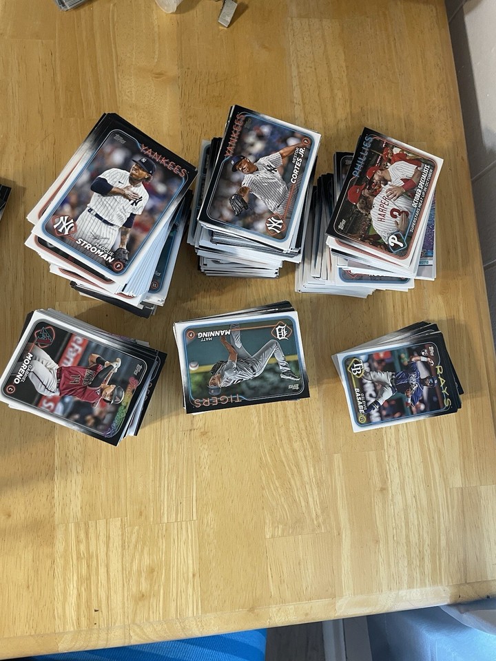 Bulk Lot 2024 Topps Series 1 & 2 Base Cards Rookies & Inserts | eBay