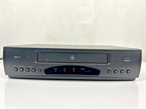 GE VCR Plus Player VG2061 VHS HQ 4 HEAD No Remote Tested And Working | eBay