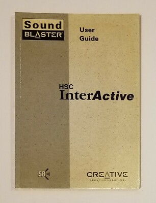 Creative Labs Sound Blaster HSC InterActive User Guide Special Edition ...