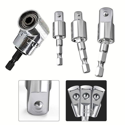 Easy Install Power Tools 4pcs Universal Hex Shank Drill Socket Adapter ...