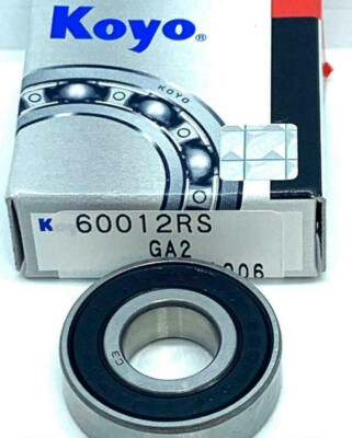 NEW 6001 2RS KOYO Deep Groove Ball Bearing, Rubber Sealed 12x28x8 mm | eBay