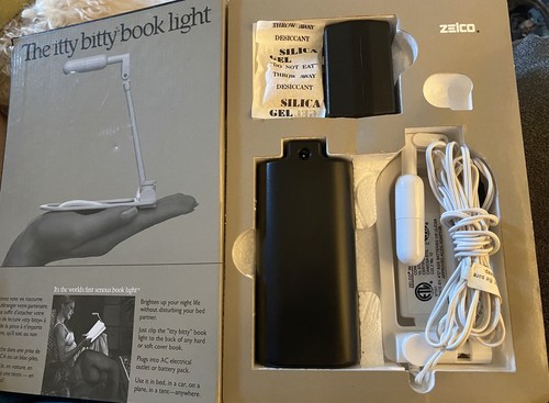 Vintage 1982 Zelco The Itty Bitty Book Light Original Light | eBay