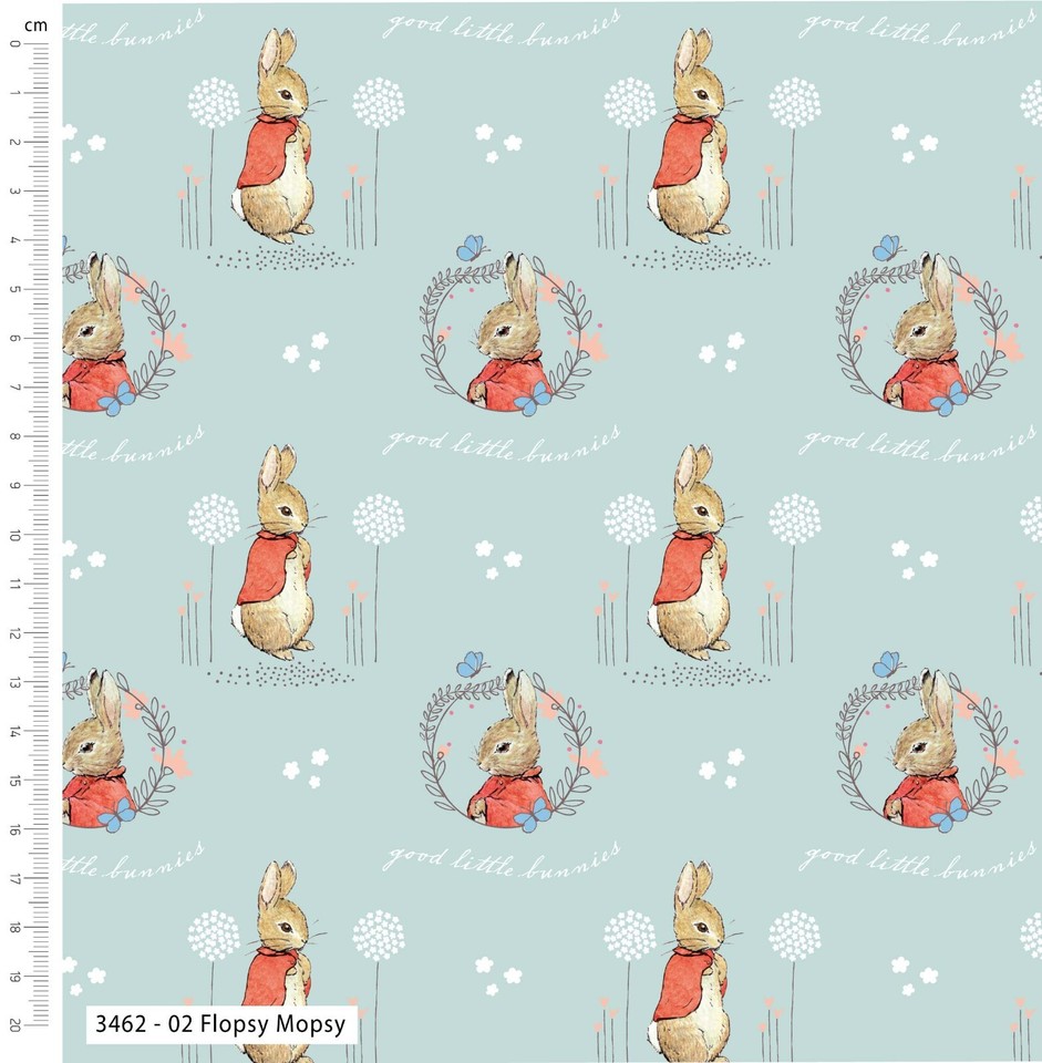 Peter Rabbit Cotton Fabric FAT QUARTERS Classic Characters Material ...