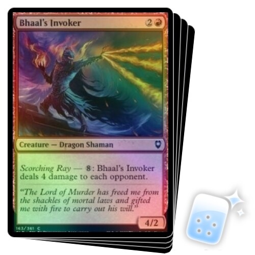 FOIL BHAAL'S INVOKER X4 Commander Legends: Battle For Baldur's Gate ...
