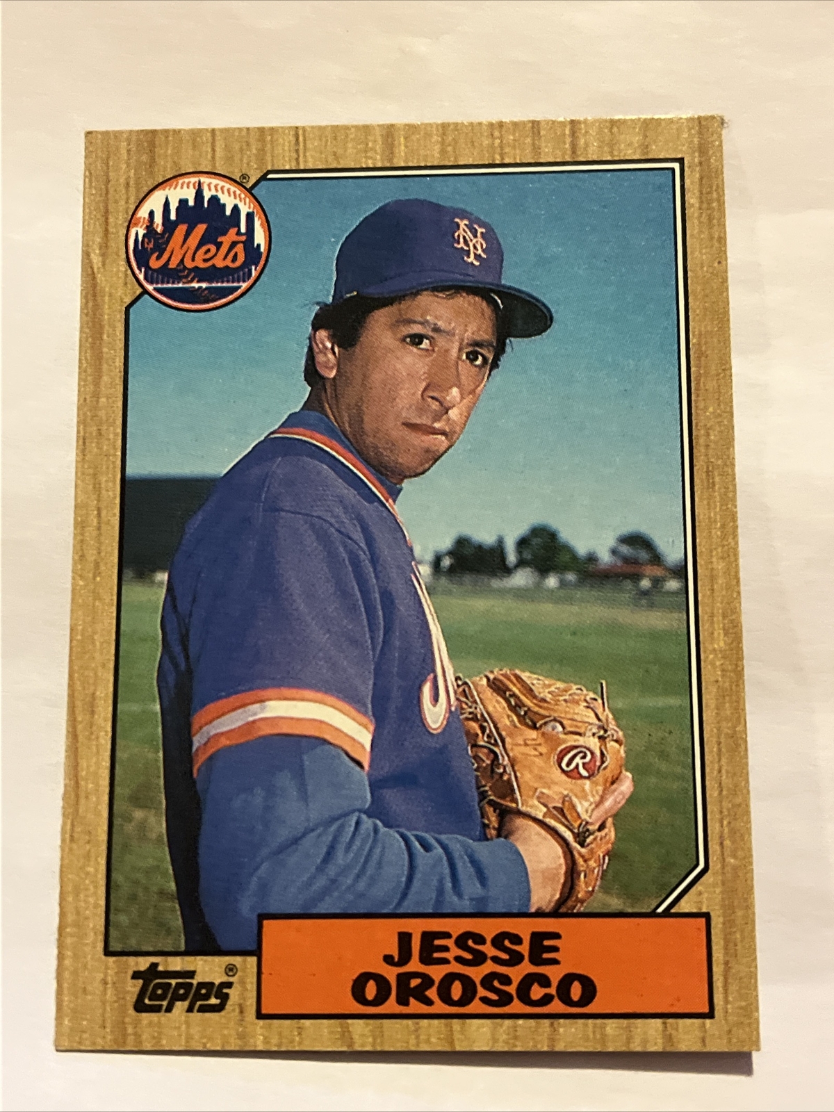 1987 Topps Baseball Card Jesse Orosco New York Mets #704 | eBay