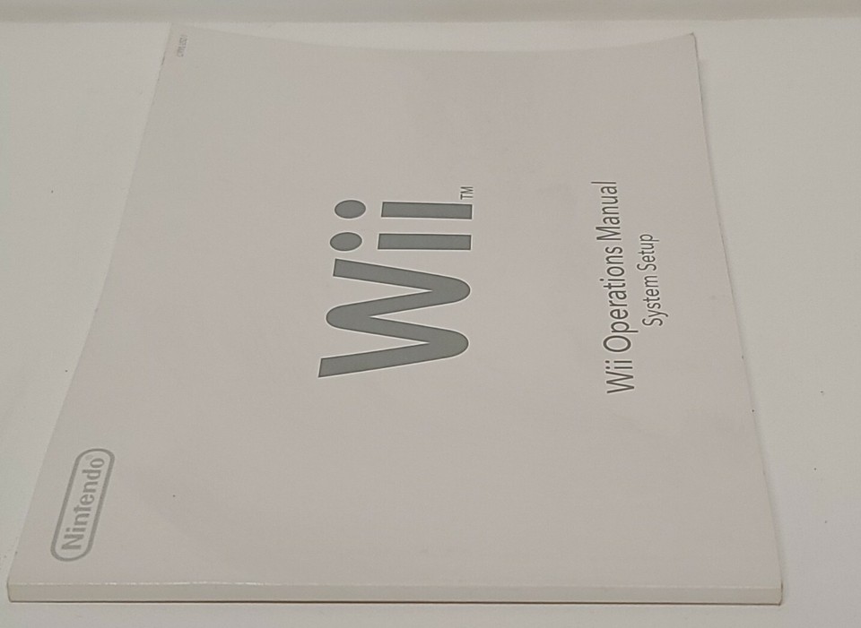 Nintendo Wii Operations Manual System Setup Book C/RVL-USZ-1 2007 ...