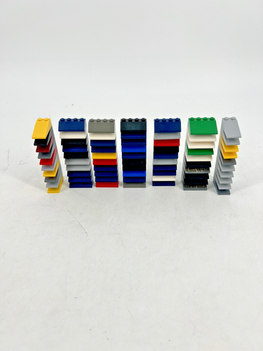 Lot Of 70 Lego Slopes - (20) 3x2 30363 (40) 2x4 3037 (10) 3x4 3297 ...