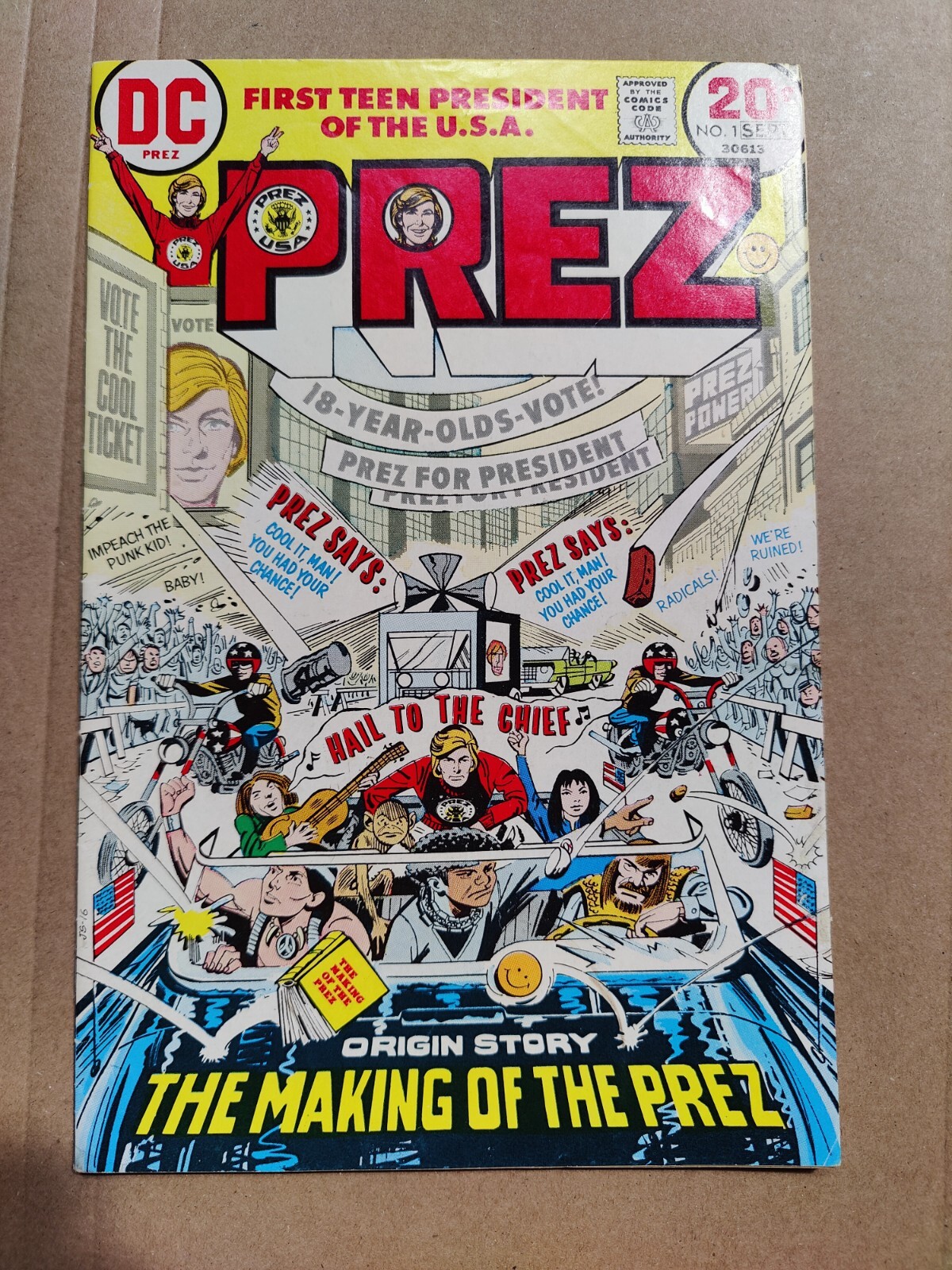 Prez #1 (1973) 1st Appearance & Origin Bronze Age DC Comics Nice VG | eBay