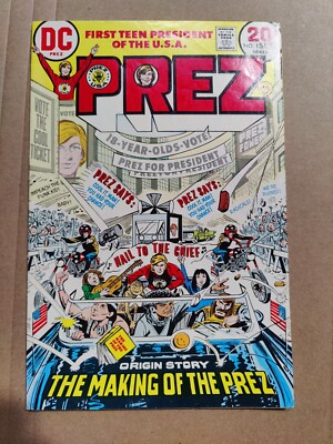 Prez #1 (1973) 1st Appearance & Origin Bronze Age DC Comics Nice VG | eBay