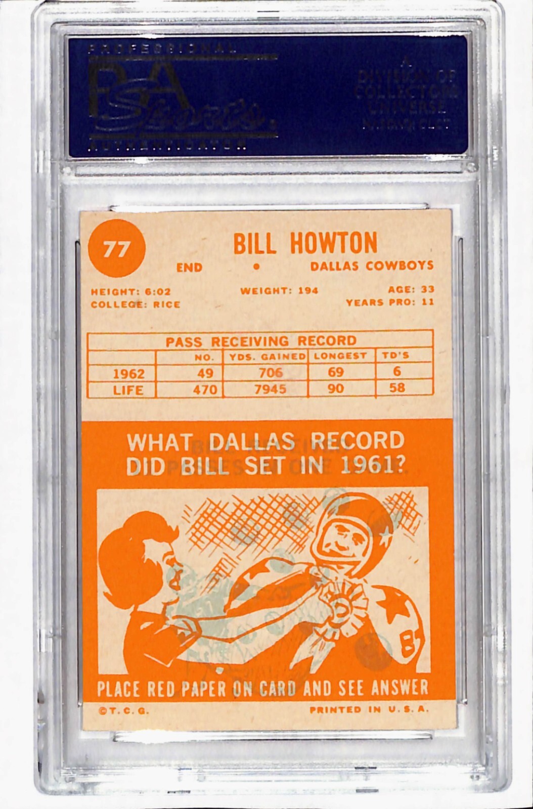 1963 Topps - #77 Billy Howton for sale online | eBay