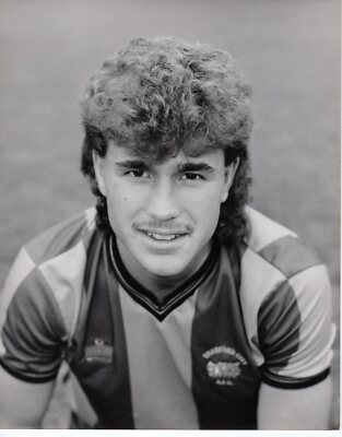 Original Press Photo Bradford City Adrian Thorpe August 1986 | eBay