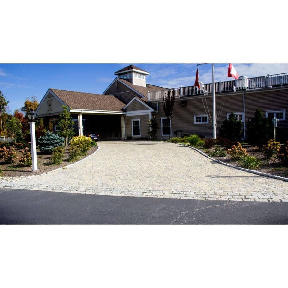 Nantucket Pavers Edger 10" x 7" x 4" Textured Granite Gray (50 Piece/41 ...