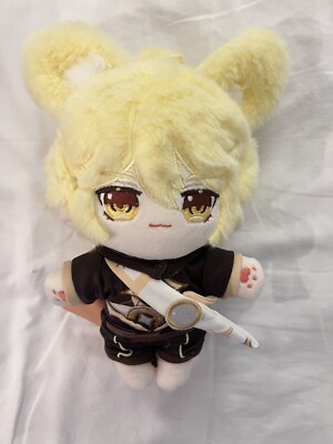 Genshin impact plush doll Aether traveller 20cm dress up plushie | eBay