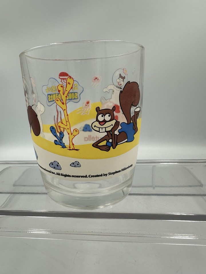 Nutella Spongebob Squarepants Nickelodeon Small Collectable Glass 2005 ...
