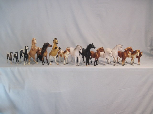 LOT # 15. BREYER Classics; Broken Sets to Lone Classics. Total horses ...