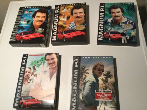 Magnum PI Seasons 1 2 3 4 + Season 8 -DVD Sets, Tom Selleck (8 is Brand ...
