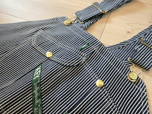 As New-Vintage☆Imperial STRIPE Railroad CONDUCTOR Overalls Men’s W 46 ...