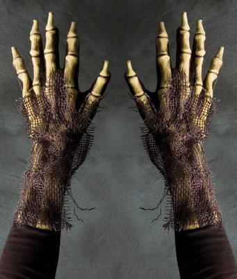 Rotting Skeleton Death Undead Zombie Reaper Hands Adult Halloween ...