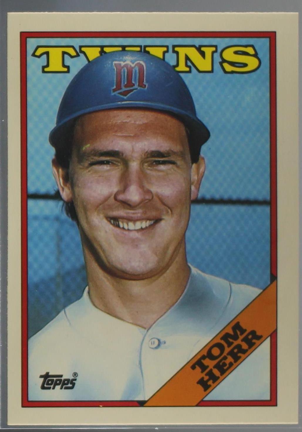 1988 Topps Traded - Tom Herr #49T Collector's Edition (Tiffany) for ...