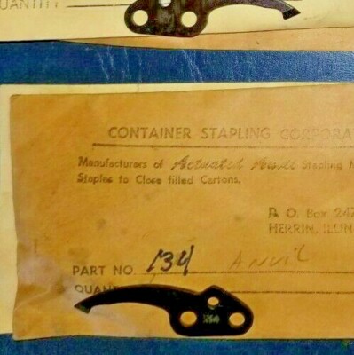 CONTAINER STAPLING CORP Anvil 134 Wiredyne Actuated Carton Stapling ...