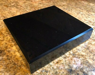 Genuine Black Marble Statue/Trophy Bases 6.5 x 7 x 1.5" Polished FREE ...