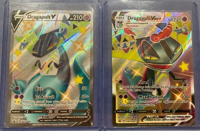 Dragapult VMAX SWSH097 & V SWSH096 | Full Art | Promo | Ultra Rare | NM ...
