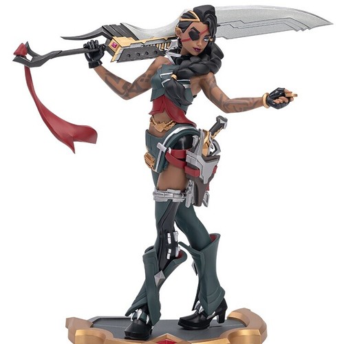 League of Legends Official Desert Rose Samira Figure Statue Model Doll ...