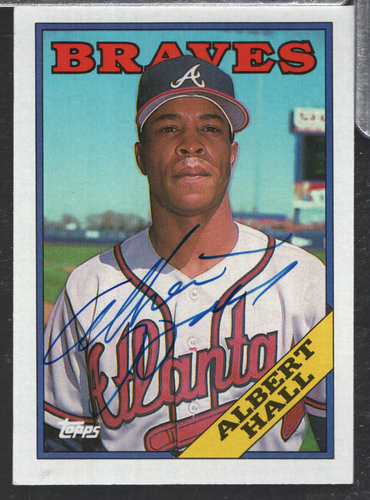 Albert Hall Braves Autographed 1988 Topps #213 w/COA 012524NPCD10 | eBay