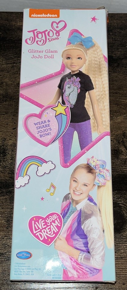 JoJo Siwa Glitter Glam 12” Fashion Doll Unicorn Shirt Wear and Share ...