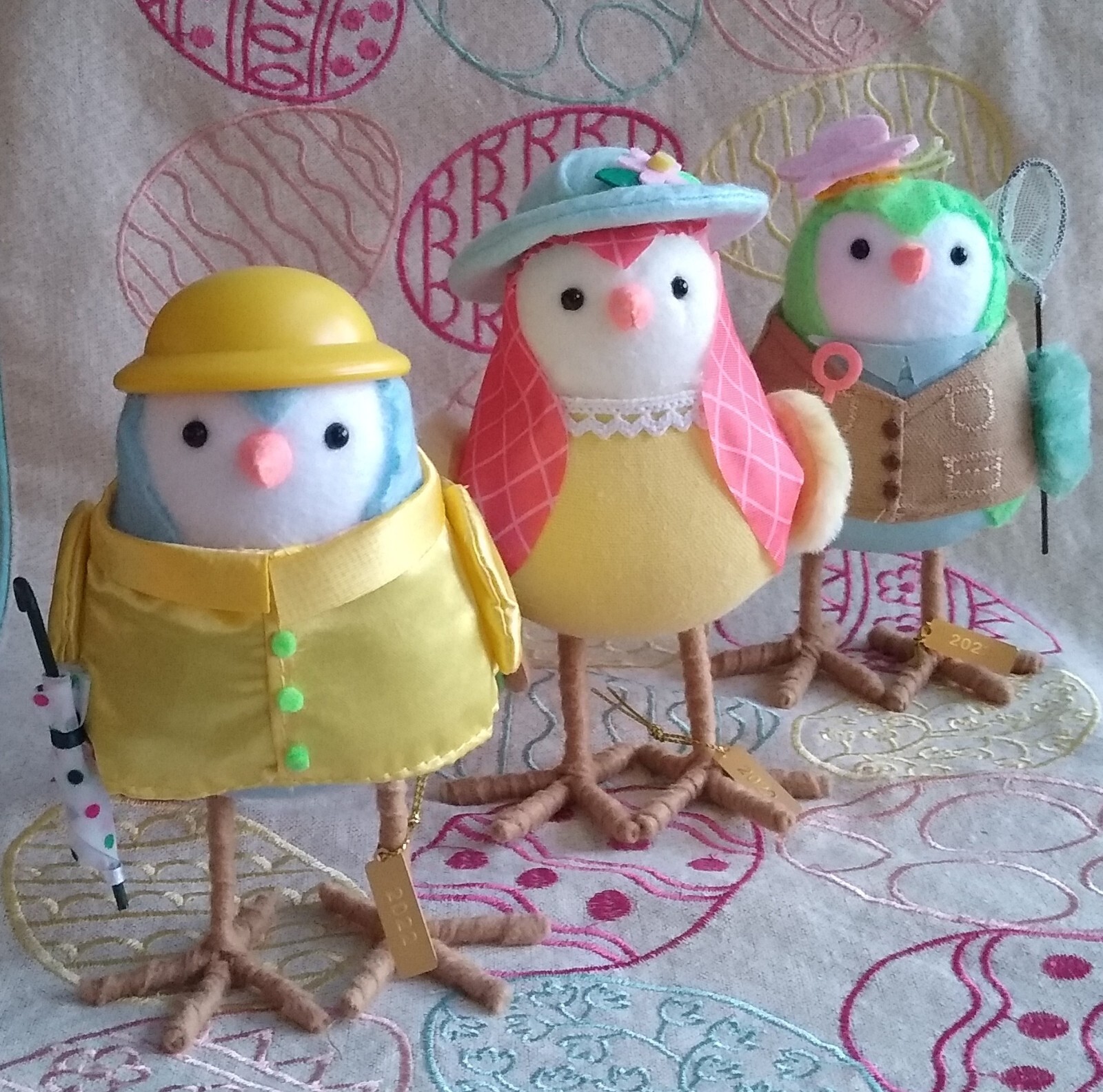 2022 Target Wondershop Spritz Birds "Primrose", "Zipp" and "Splash" set ...